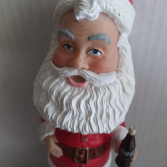 Coca Cola | Holiday | Santa Claus Bobblehead Coke Cola And Carls Jr ...